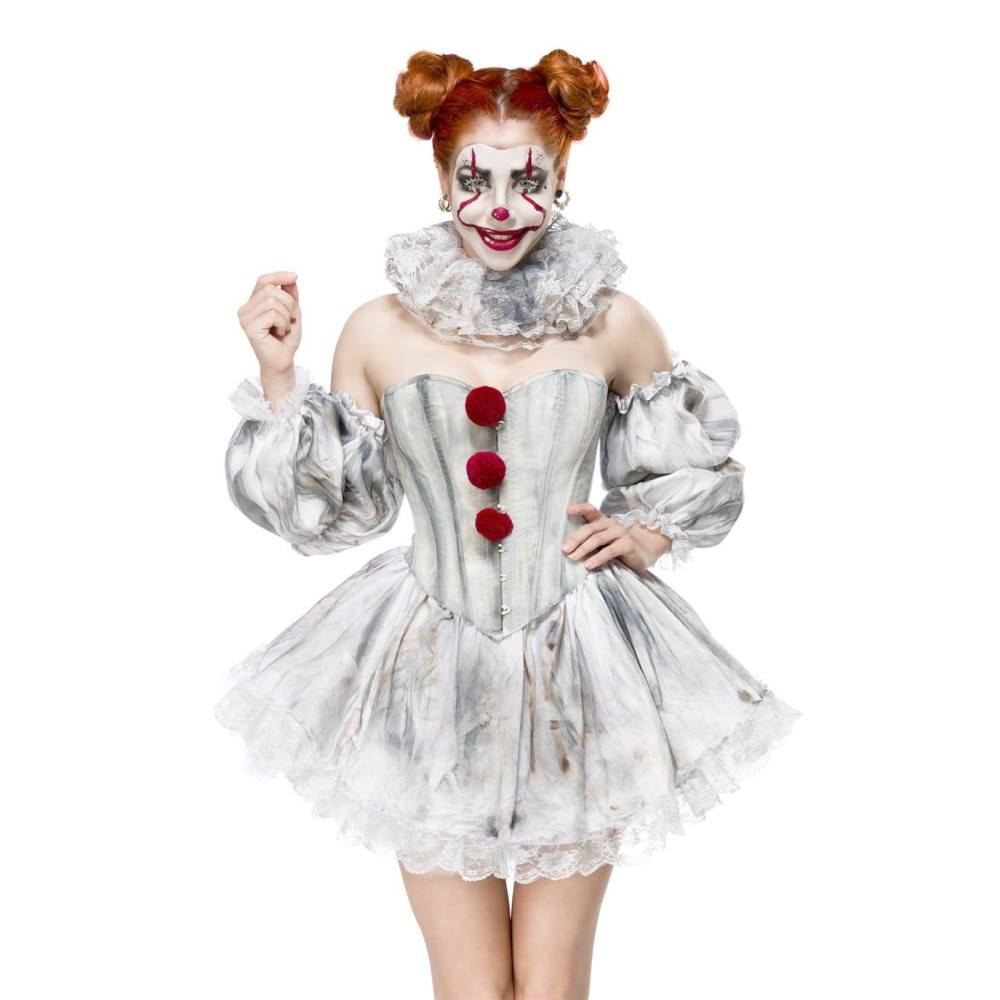 Mask Paradise Mask Paradise Penny Returns Kostüm Weiß Grau Attitu